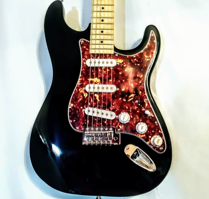 🎸NEW IN BOX!🎸 Unmarked Jet Black S Style Electric Guitar with | Reverb
