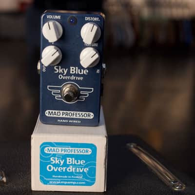 Mad Professor Sky Blue Overdrive Hand Wired 2010s - Blue | Reverb