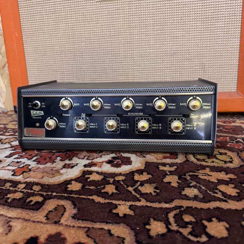 Vintage 1960s Schaller Germany Echo Sound V35 Reverb Unit | Reverb