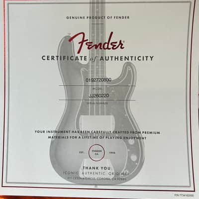 Fender James Jamerson 1962 Precision Bass 2026 - 3-Tone | Reverb