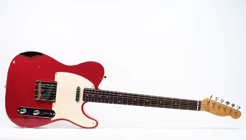 Freakaster Telecaster Custom Dakota Red over Sunburst, Relic, | Reverb