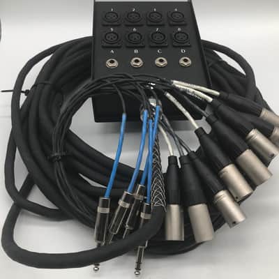 RapCo 12-Channel (8x4) Signal Series Fan to Box Audio Snake | Reverb