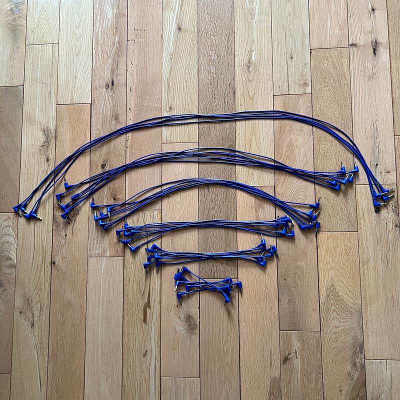 Tendrils Ultra-Slim TS Mono EuroRack Patch Cables Indigo 34 | Reverb
