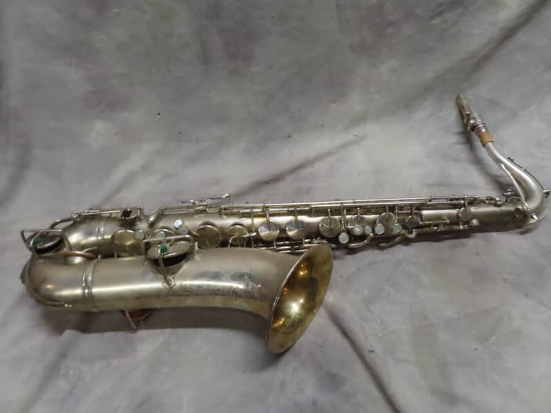 KING H.N. WHITE 1929 TENOR 'D' SAXOPHONE SILVER PRE-ZEPHYR | Reverb