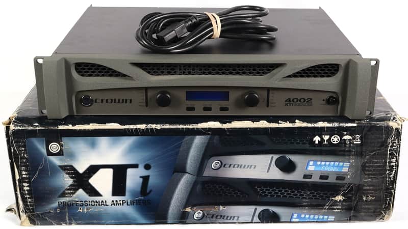Crown XTi 4002 2-Channel 1200w Power Amplifier Project | Reverb