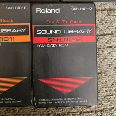 Roland Sound Library 7 Card Set | Reverb