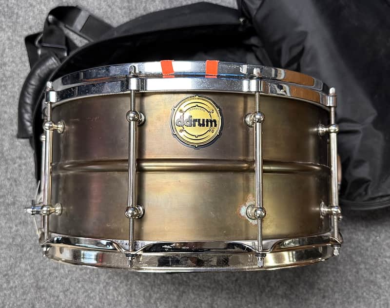 Autographed Hammered Bronze DDRUM Snare - signed by Adam | Reverb