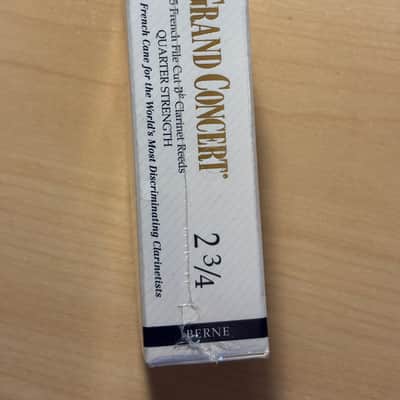 BRAND NEW, SEALED GRAND CONCERT Bb CLARINET REEDS 2.75 | Reverb