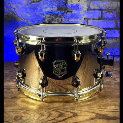 SJC 8x14 Custom Shop Steel Snare Drum | Reverb