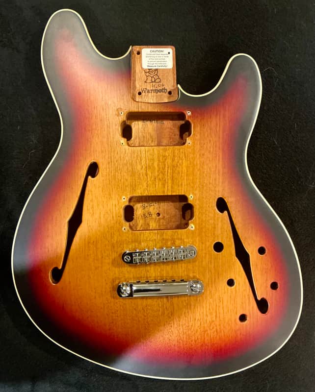 Warmoth body - Mooncaster - Satin Sunburst | Reverb