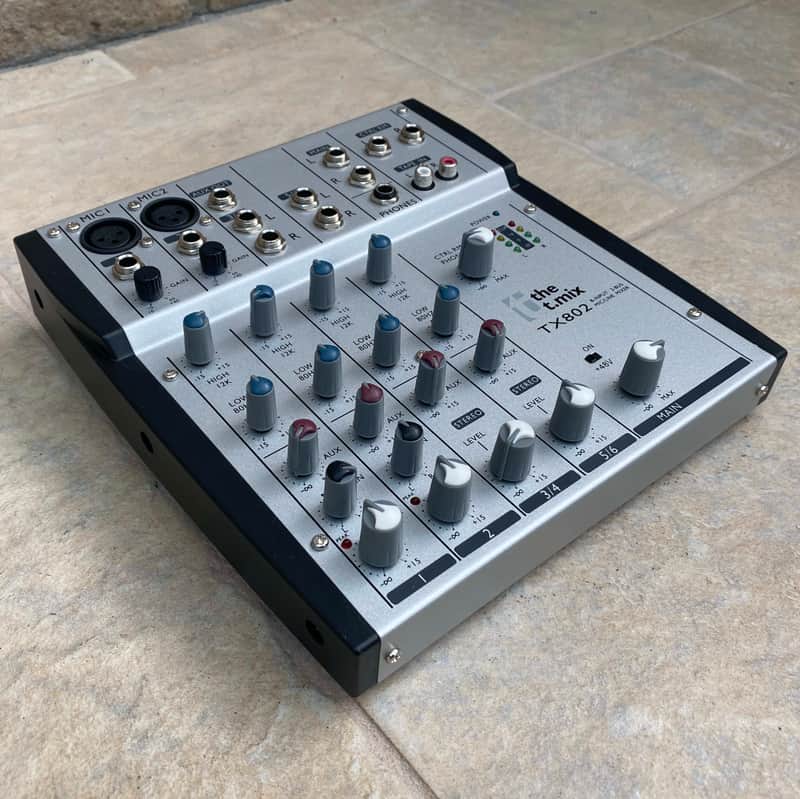 Thomann t.mix TX802 2 Mic/Line 2 Stereo Compact Mixer | Reverb