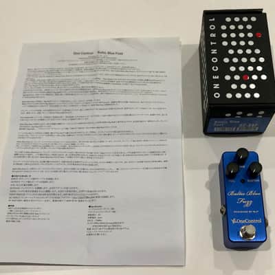 One Control Baltic Blue Fuzz with Box, Manual - Free Shipping | Reverb