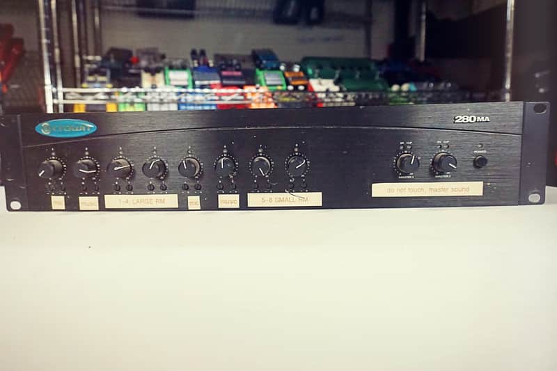 Crown 280MA Eight Input, Dual 80W Mixer-Amplifier | Reverb