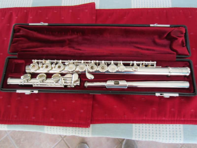 Yamaha 385 Flute Open Hole Low B Foot | Reverb