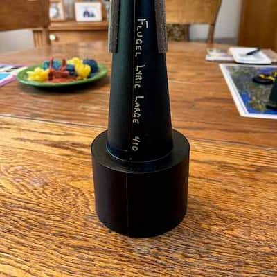 TrumCor Flugel Lyric 410 Mute 2026 - Black Paint | Reverb