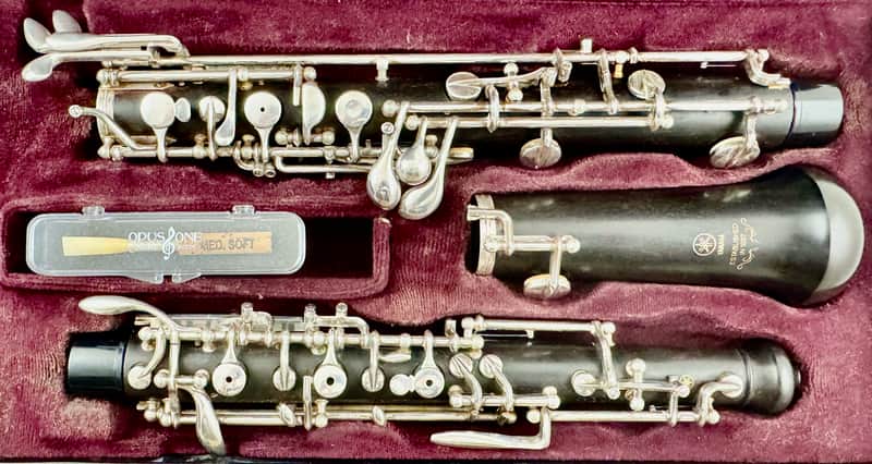 Yamaha YOB-441 Intermediate Grenadilla Oboe 2010s - Black | Reverb