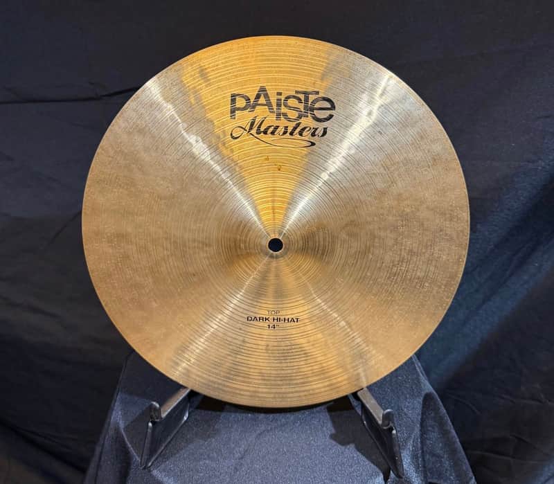 Paiste 14" Masters Dark Hi-Hat Cymbal (Top) 2011 - Present - | Reverb