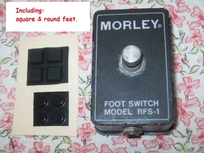 used vintage Morley RFS-1 Single Button Footswitch + feet | Reverb