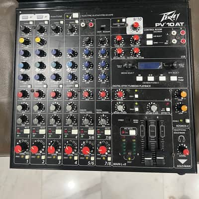 Peavey PV 10 AT 10 Channel Mixer with Autotune 2010s - Black | Reverb