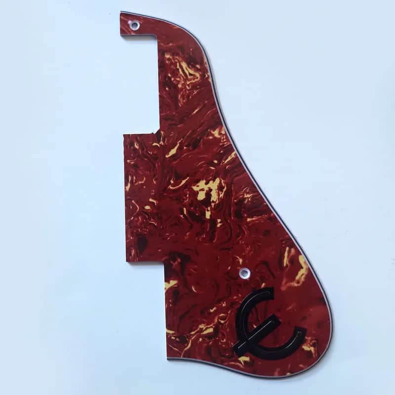 Epiphone Tortoise Shell Jazz Guitar Pickguard Scratch Plate | Reverb