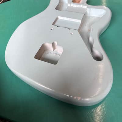 MJT Jazzmaster body - Daphne Blue | Reverb
