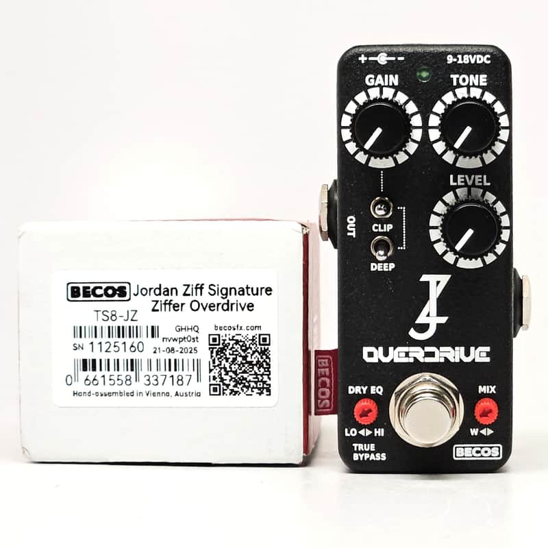 used BECOS FX TS8-JZ Ziffer Jordan Ziff Signature Overdrive, | Reverb