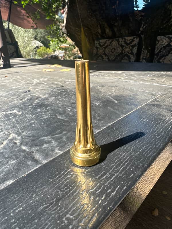 Lotus Bb Trumpet Mouthpiece 2M2N 2025 - Gold finish | Reverb