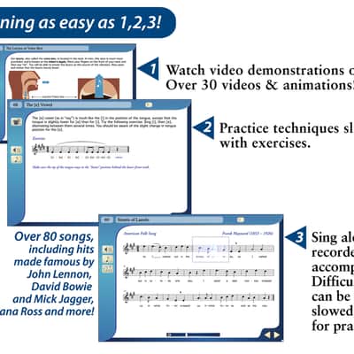 eMedia Singing Method: Interactive Voice Lessons for Windows | Reverb