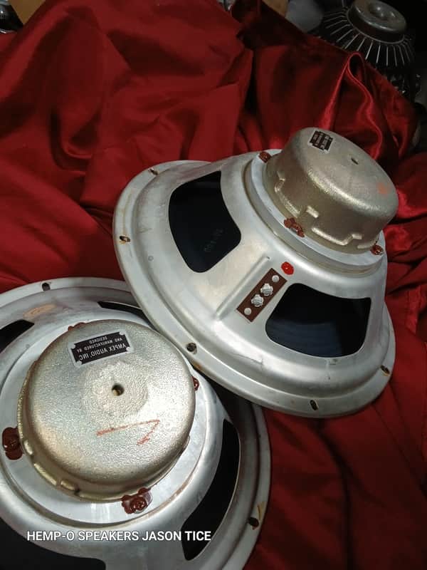 AMPEX JBL 12" SPEAKERS AlNiCo PAIR REFABRICATED " LIKE NEW" | Reverb