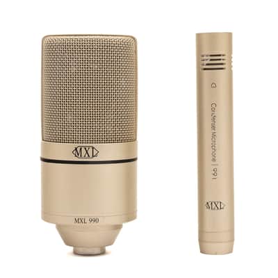 MXL - 990 & 991 Condenser Microphone Kit - w/Case USED | Reverb