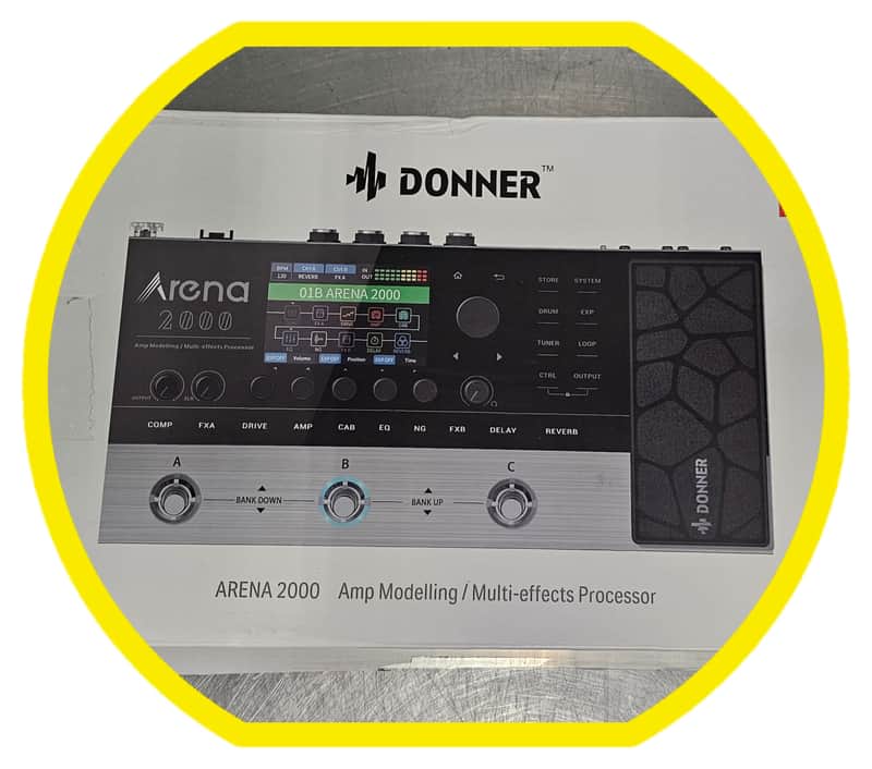 DONNER ARENA 2000 GUITAR MULTI EFFECTS PROCESSOR PEDAL/AMP | Reverb