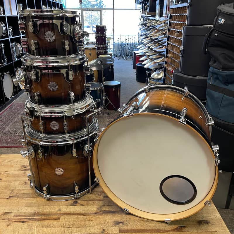 Used - PDP 10/12/16/22/14 Concept Maple Shell Kit Burst | Reverb