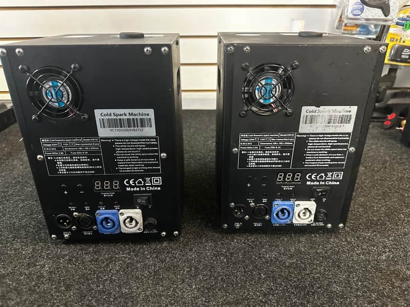 ( PAIR ) Cold Spark Firework Machine Remote DMX Control | Reverb UK