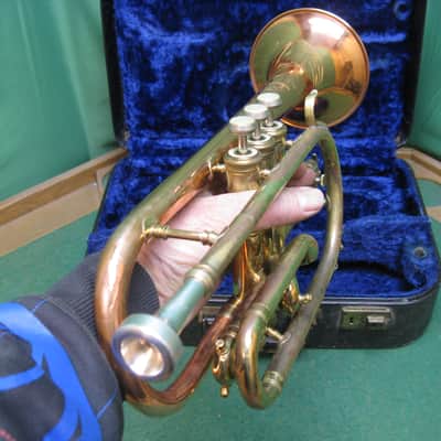 Conn 12A Coprion Cornet 1952 - Reconditioned - Oversized Case | Reverb