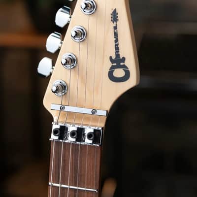 Charvel MJ San Dimas Style 1 HSH FR PF QM - Midnight Glow | Reverb