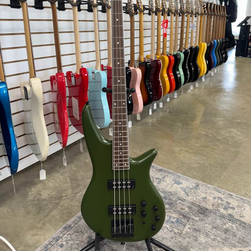 Jackson X Series Spectra Bass SBX IV - Matte Army Drab | Reverb Canada