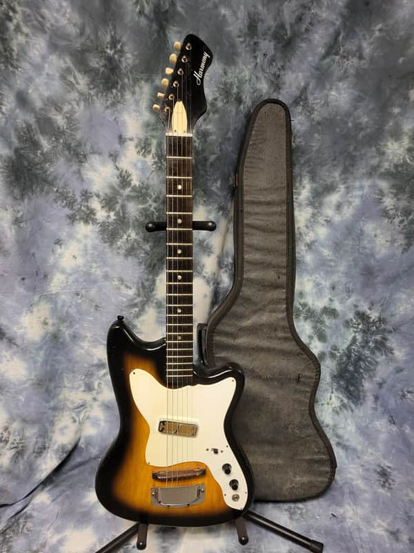 Vintage 1964 Harmony H-14 Bobcat DeArmond Goldfoil Pickup Pro | Reverb