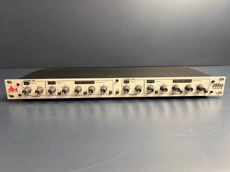 dbx 266xs Dual-Channel Compressor / Gate 2010s - Silver | Reverb