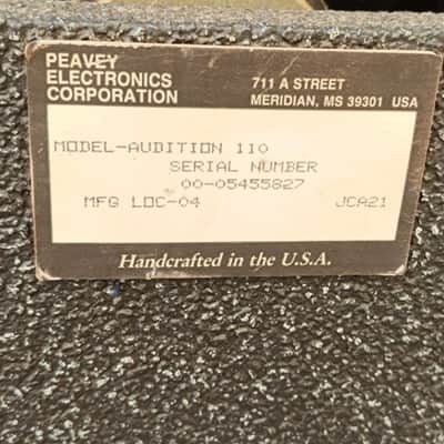 Peavey Audition 110 25-Watt 1x10" Guitar Combo 1980s - | Reverb Poland