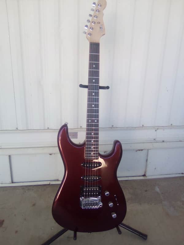 G&L Legacy HSS RMC Circa 2017 - Ruby Red Metallic | Reverb