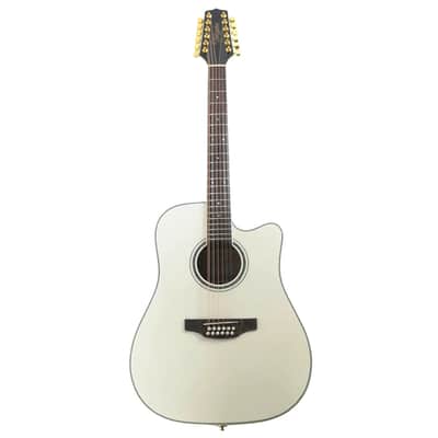 Takamine GD37CE-12 Pearl White 12-String Acoustic-Electric | Reverb