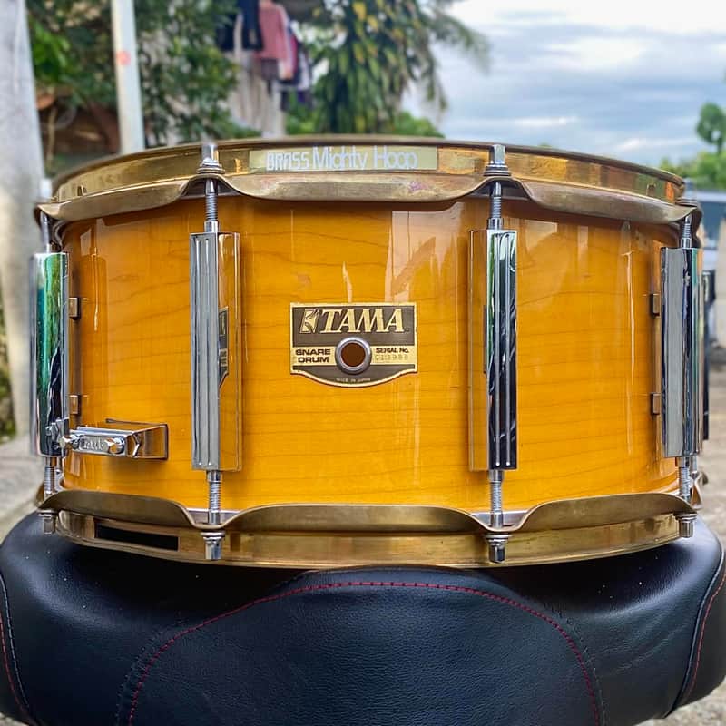 RARE 14x6 TAMA SM546 – Solid Maple w/ Re-Rings | Reverb