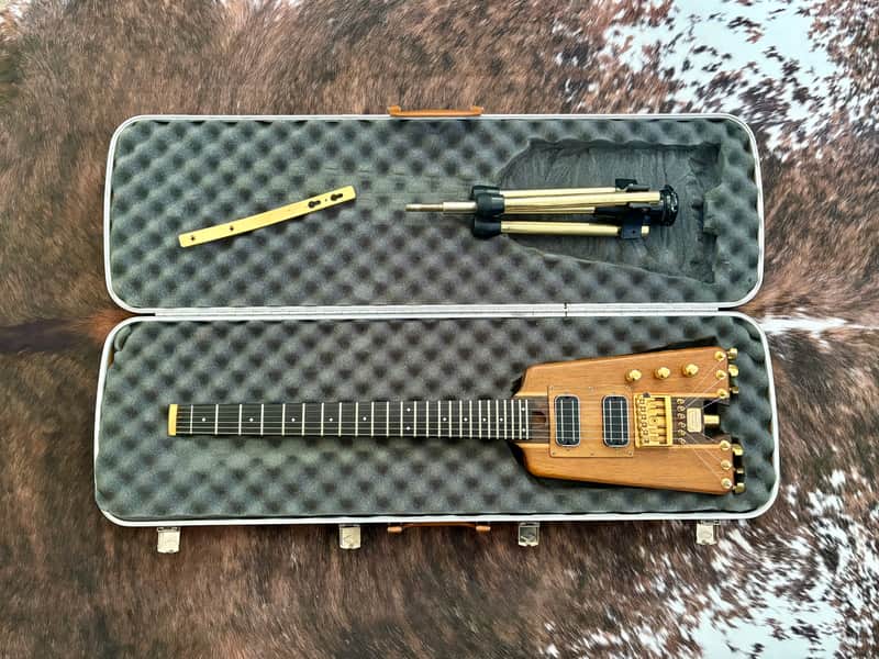 1983 Warwick Nobby Meidel Guitar Natural Headless Guitar #15 | Reverb