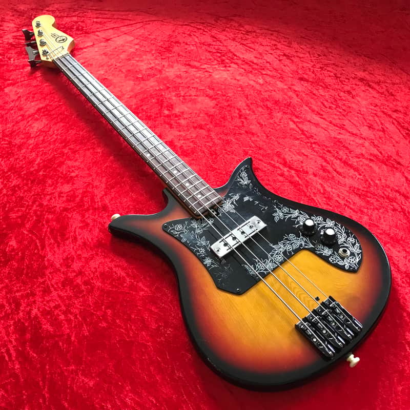 Kay EB-110 60s Short Scale Tulip Bass in Sunburst | Reverb