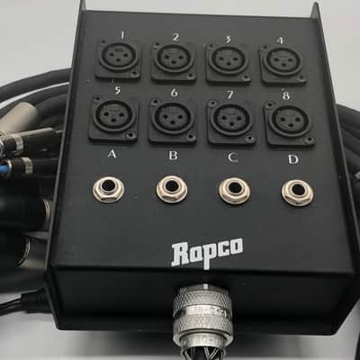 RapCo 12-Channel (8x4) Signal Series Fan to Box Audio Snake | Reverb