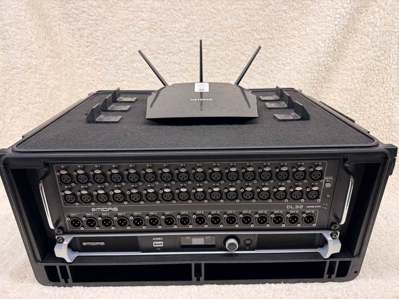 Midas M32C Digital Rack Mixer, Midas DL32 I/O Interface, SKB | Reverb