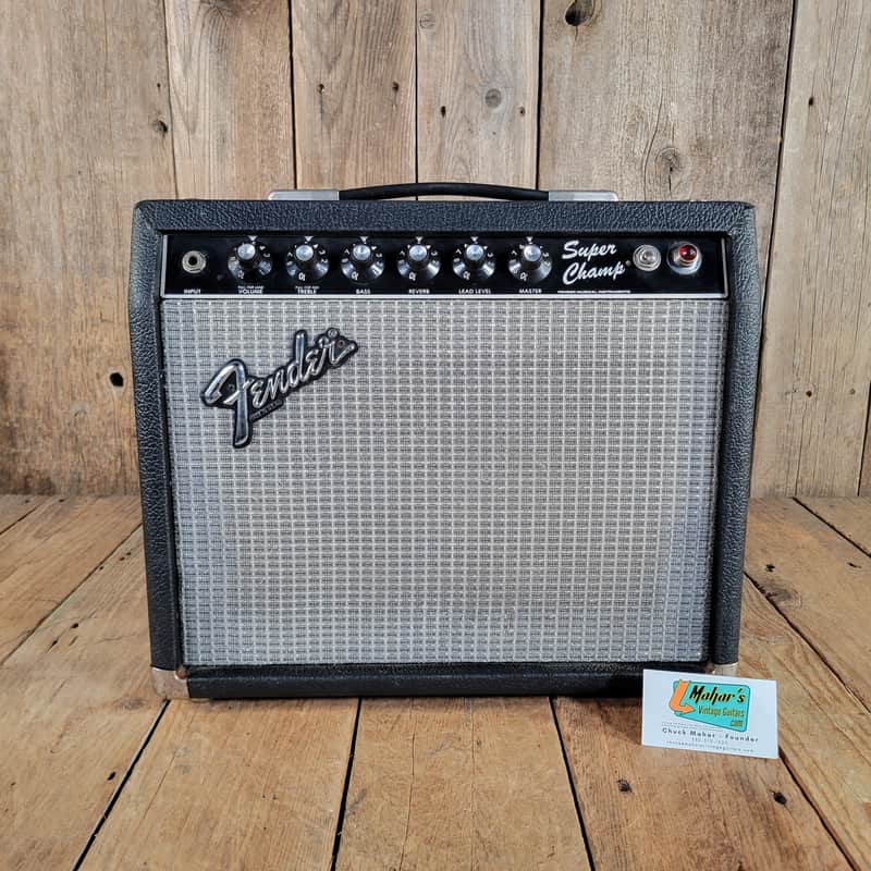 Fender Super Champ Amp Combo 1982 with EV Force 10 Speaker - | Reverb