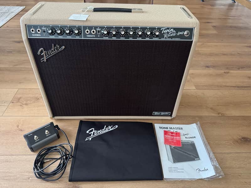 Fender Tone Master Twin Reverb Blonde 2x12 Combo w/ | Reverb