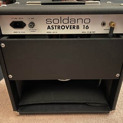 Soldano Astroverb 1x12 Combo Guitar Tube Amp with Cover | Reverb