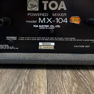 Toa MX-104 Powered Mixer | Reverb